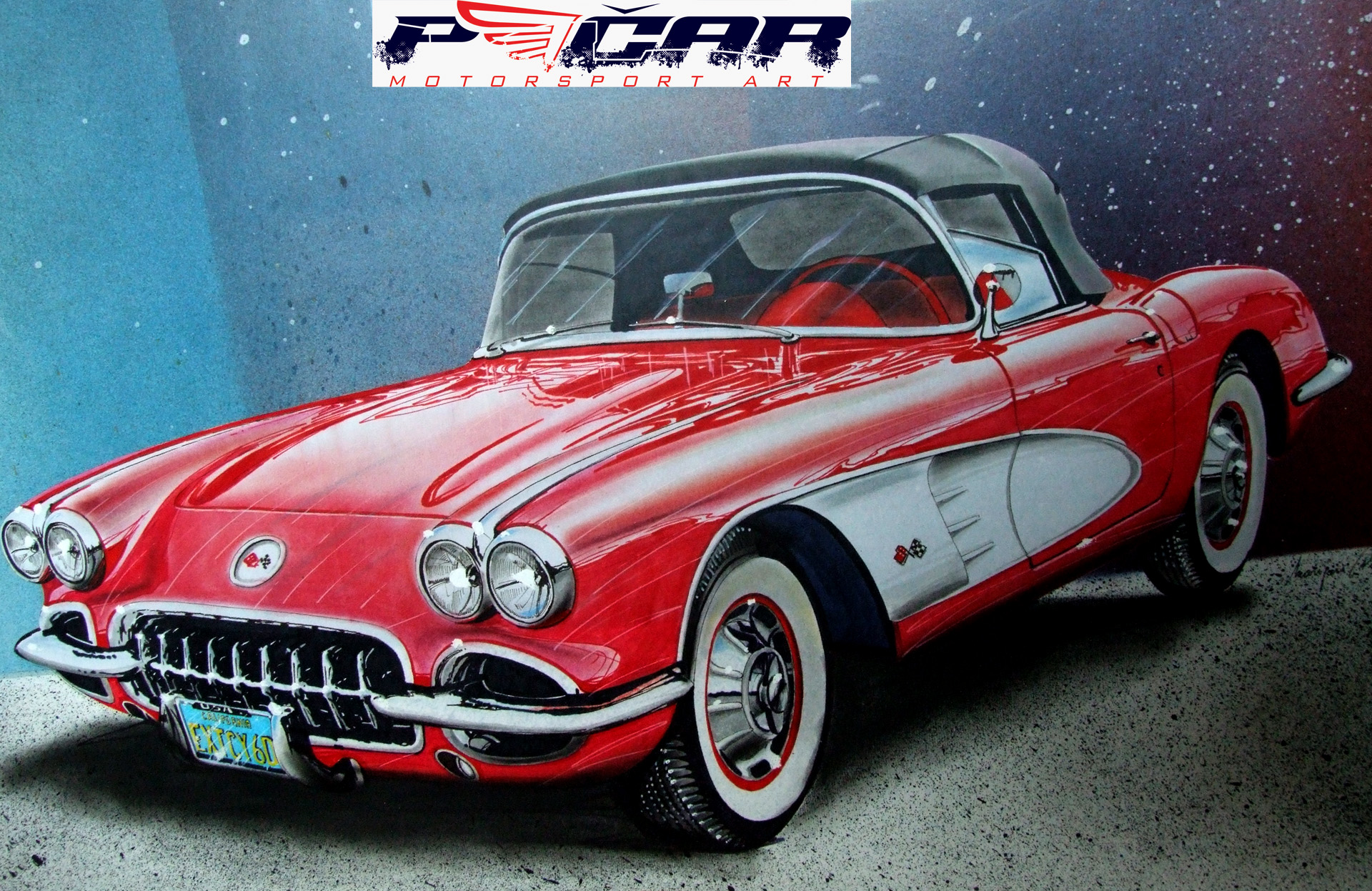 RED CORVETTE - Marijan Pečar