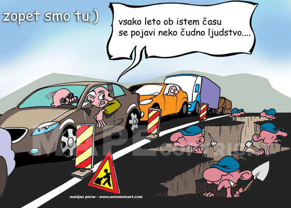 Risani humor / Cartoon humor - Marijan Pečar
