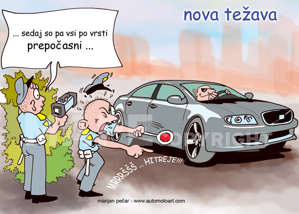 Risani humor / Cartoon humor - Marijan Pečar
