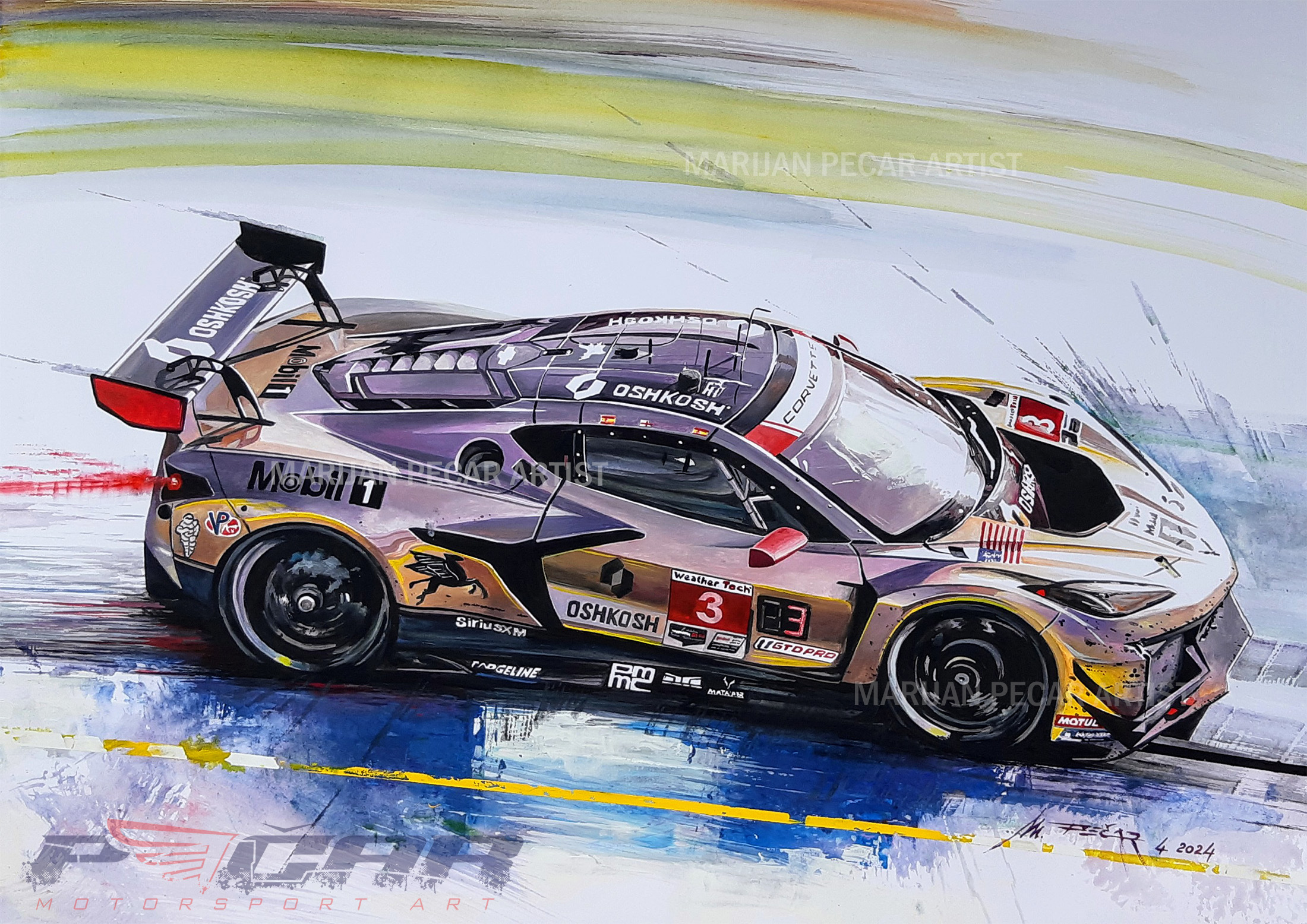 Marijan Pecar - Motorsport Art